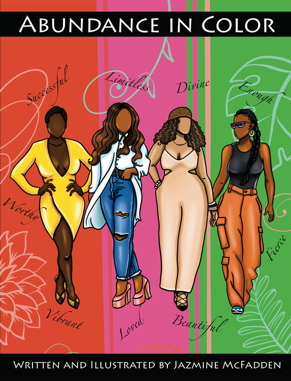 Abundance In Color- Affirmation Coloring Book – Art of Jaz by Jazmine ...